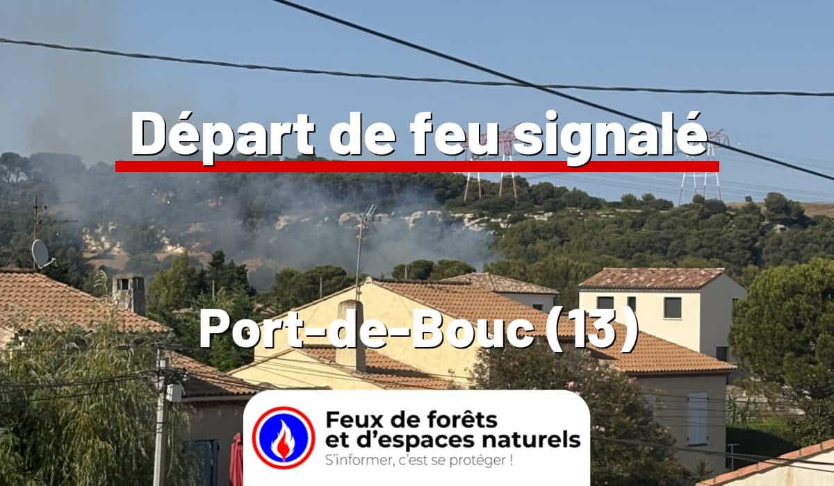 Un départ de feu est signalé à Port-de-Bouc (13) - Incendies et Feux de ...